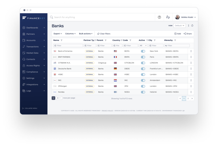 Bank Account Management - FinanceKey